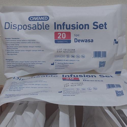 Jual infuset onemed dewasa/infuset eceran/selang infus - Jakarta Timur ...