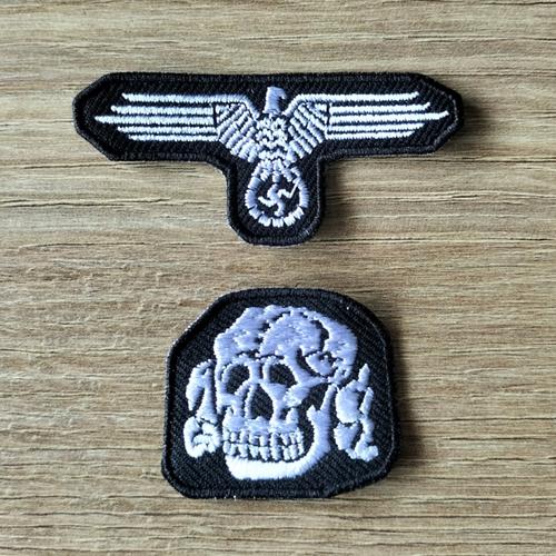 Jual Patch Bordir Waffen SS Elang Totenkopf Tengkorak Jerman WW2 - Kota ...