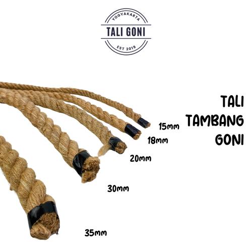 Jual Tali tambang goni diameter 30mm meteran tali dadung rami - Kota ...