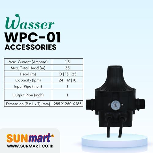 Jual WASSER WPC-01 AUTO PUMP CONTROL POMPA AIR - Kota Makassar ...