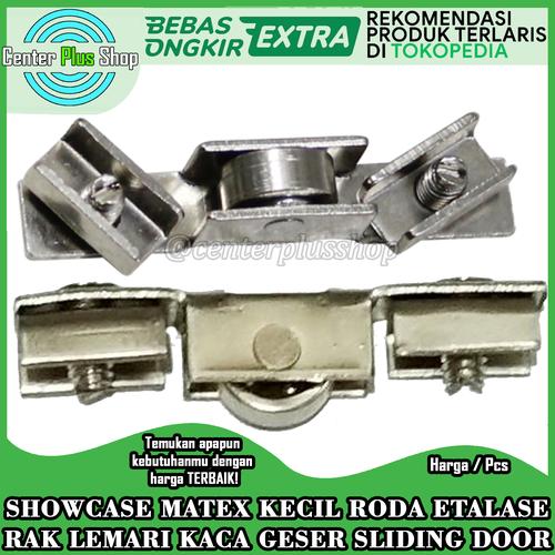 Promo Roda Matex Kecil Rel Sliding Etalase Lemari Kaca Showcase ...