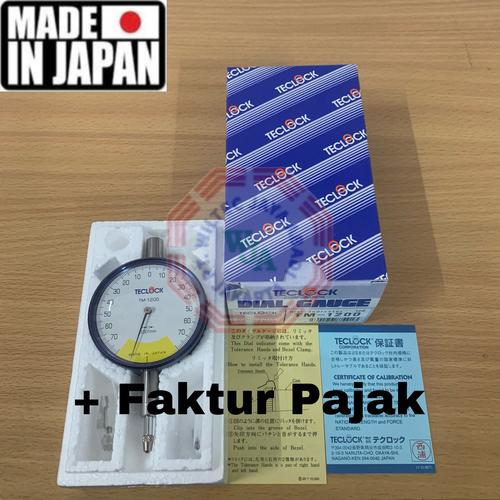 Jual TECLOCK - Dial Gauge / Indicator 0.001 mm type TM-1200 / TM1200 ...