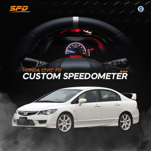 Jual Panel Speedometer Custom Honda Civic FD Matic-SPD Speedometer ...