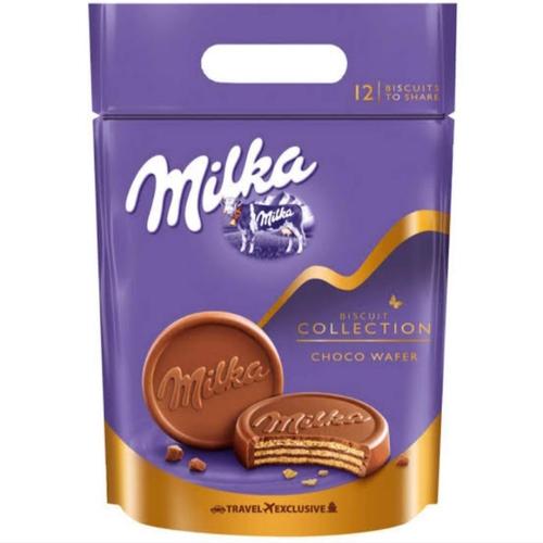 Jual MILKA Biscuit Collection Choco Wafer - Coklat Milka Round 1 Pak ...