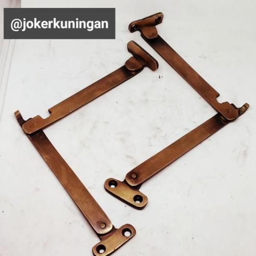 Jual Siku wayang kuningan antik Kecil / engsel sikutan kuningan / Hak ...