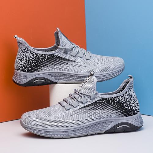 Jual Sepatu Lari Pria Mesh Sepatu Sneakers Sport Running Jogging Casual ...