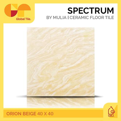 Jual KERAMIK MULIA SPECTRUM 40X40 ORION BEIGE / KERAMIK LANTAI MURAH ...