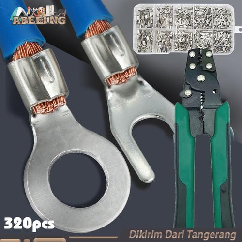 Jual (Skun Terminal Kabel 320pcs) Tang Potong Kabel Listrik Multifungsi ...