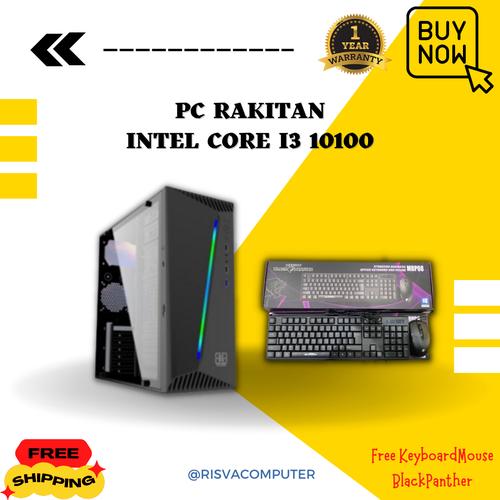 Jual PAKET KOMPUTER / PC RAKITAN INTEL CORE I3 10100 GEN 10 - RAM 4GB ...