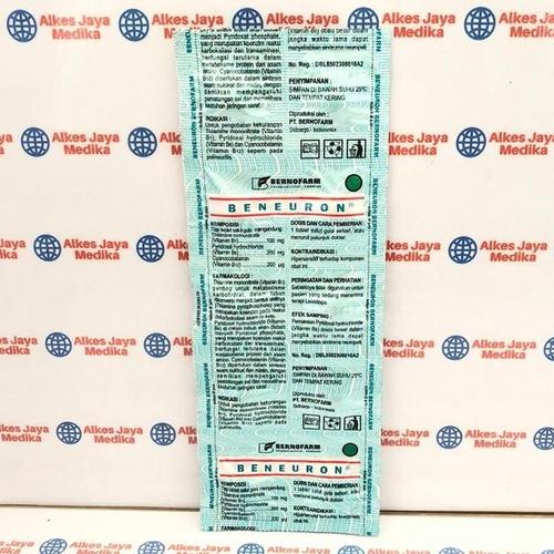 Jual Beneuron Isi 10 Tablet - Multivitamin B Complex - Jakarta Barat ...