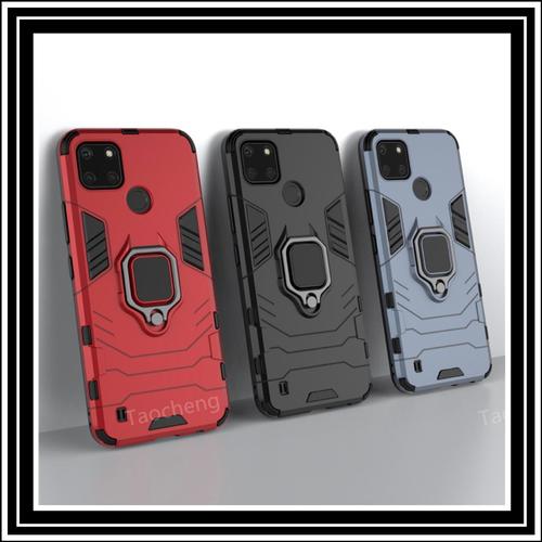 Jual REALME C25Y / C25S TRANSFORMER RING MAGNETIC COVER HARD CASE ...