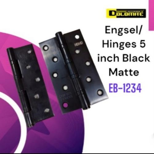 Jual Engsel/hinges pintu kayu 5 inch Black/hitam harga murah 1234 ...