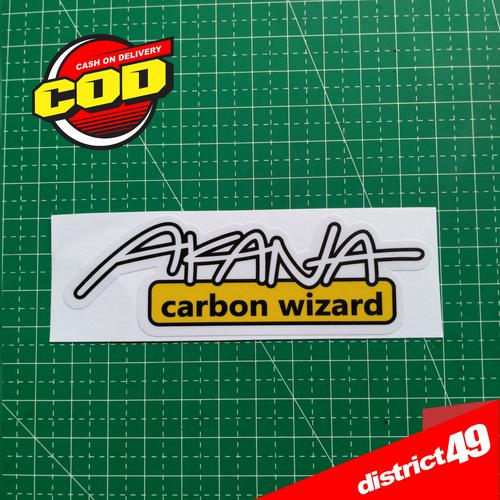 Jual Stiker AKANA CARBON WIZARD - Stiker Print Cut Laminasi Tahan Air ...