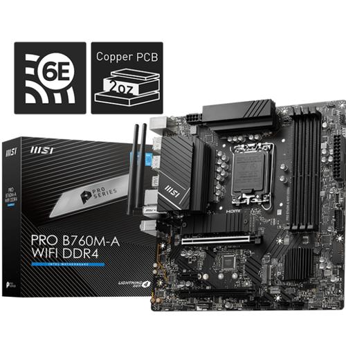 Promo MSI PRO B760M-A WIFI DDR4 INTEL B760 LGA1700 MOTHERBOARD Cicil 0% ...