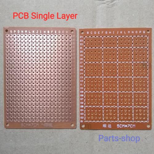 Jual PCB Lubang 5x7cm Single Side Prototype Universal Matrix Circuit ...