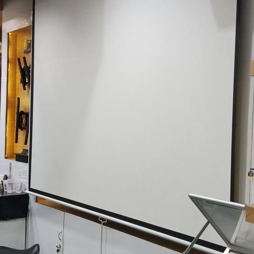 Jual screen projector 96"motorized 244cm x 244cm layar proyektor ...