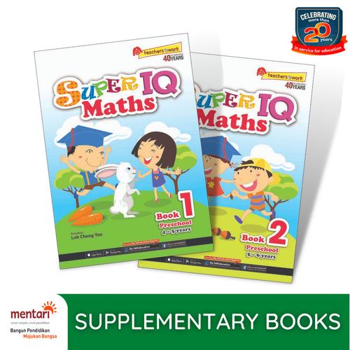 Jual Super IQ Maths Book Preschool - Buku Latihan Matematika TK - Level ...