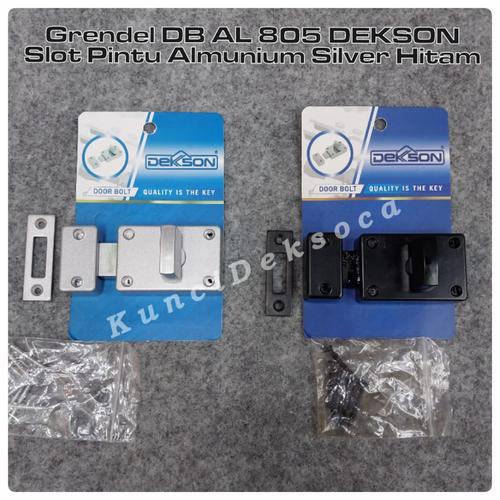 Jual Door Bolt Dekson Grendel DB AL 805 Silver Hitam - Hitam - Jakarta ...