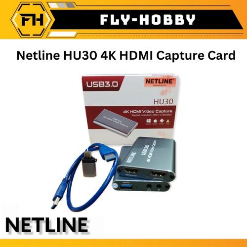 Jual Netline HU30 4K HDMI Capture Card Live Streaming USB 3.0 - Jakarta ...