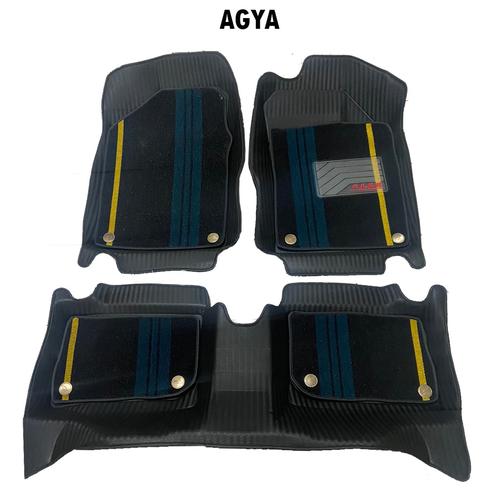 Promo Karpet Mobil 5D / Car Mats Agya Motif Karbon + Alas kaki ...