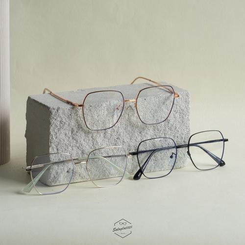 Jual FRAME KACAMATA KOTAK BESI KEKINIAN - KARUA 01 - SILVER - Kab ...