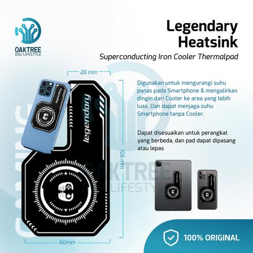 Jual Legendary Heatsink Aluminium Pad Pendingin HP - Non-Magnet ...