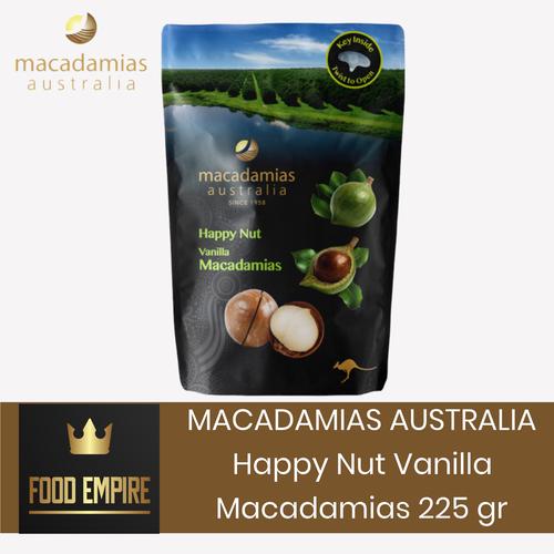 Jual Happy Nut Vanilla Macadamias 225 gr | Kacang Macadamia Australia ...