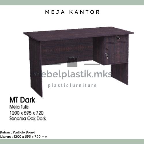 Jual Meja Kantor/ Meja Kerja Kayu Panel/ Meja Tulis G Star - Dark, Dos ...