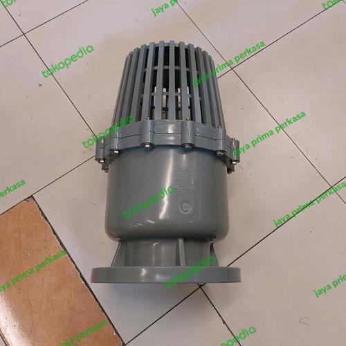 Jual Foot valve pvc 6" inch Flange jis 10k / swing foot valve pvc jis ...