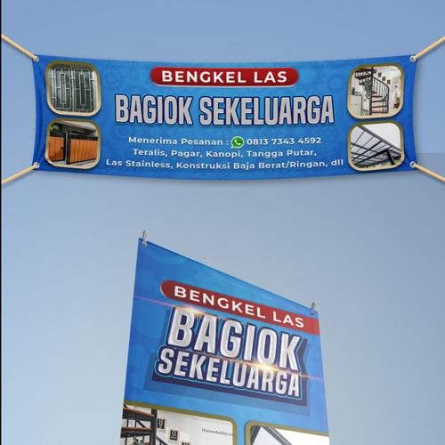 Jual Cetak + Desain Spanduk Banner Flexy 280gr - 1x3 - Kota Palembang ...