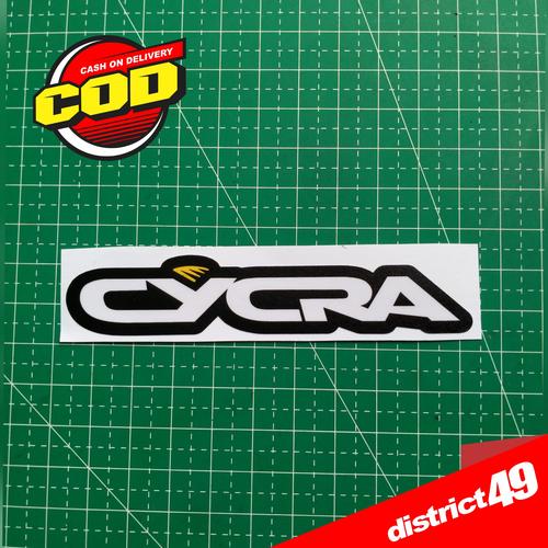Jual Stiker Print Cut Laminasi Tahan Air - Stiker CYCRA - Stiker Motor ...