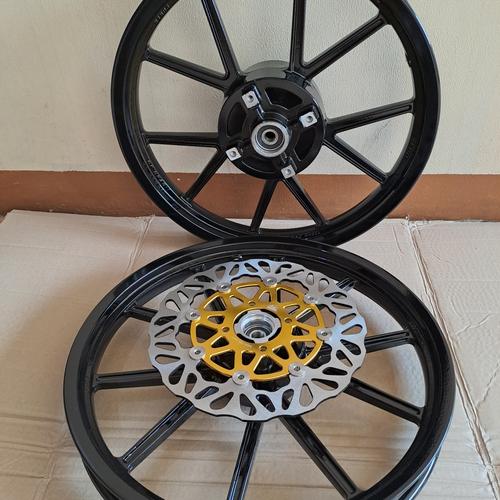 Jual velg racing power gp drag model daytona +cakram 160/185/17 ninja r ...