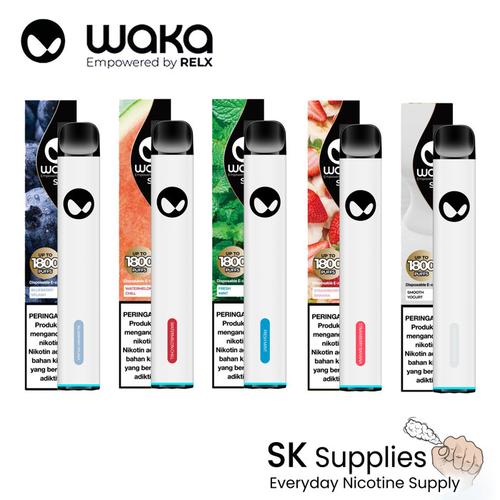 Jual WAKA by RELX Disposable Pod / Vape Bar - Solo - Mint - Kota ...