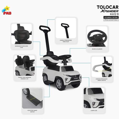 Jual Tolocar PMB K602-B Mitsubishi Xpander Mainan Mobil Anak Dorongan ...