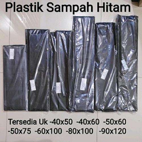 Jual Plastik Sampah Hitam, Kantong Sampah Hitam 40x50-50x75-60x100-90x120 - Sampah, 100x120 ...