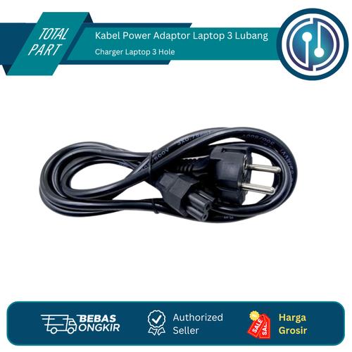 Jual Kabel Power Adaptor Laptop 3 Lubang - Charger Laptop 3 Hole - Kota ...