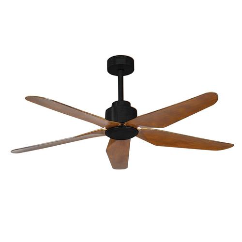 Jual CEILING FAN ECOLUX LILY 52INCH ECO-046 5 BLADE WHITE, BLACK, WOOD ...