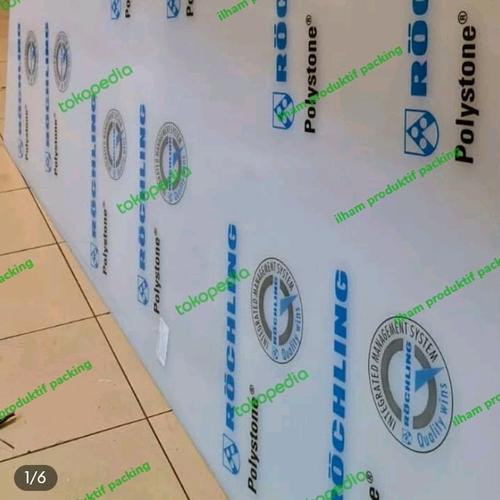 Jual PP sheet lembaran natural Polystone ROCHLING 6 mm x 1220 cm x 2440 ...