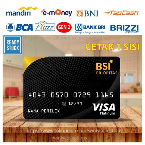 Jual KARTU EMONEY MANDIRI BCA BNI BRI DESIGN BSI PRIORITAS PLATINUM- 1 ...