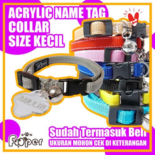 Jual Custom Nama Kalung Anjing Kucing Akrilik Cat Acrylic Name Tag ...