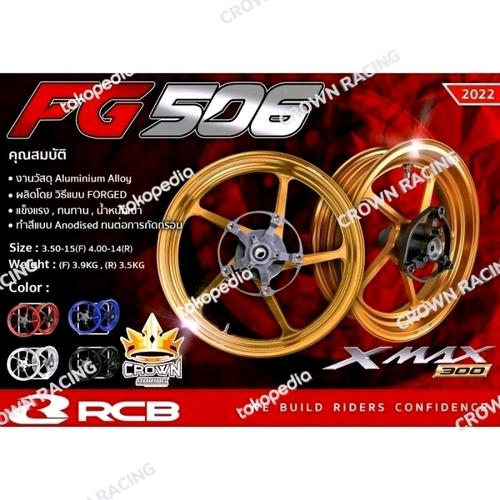 Jual Velg RCB Forged Rim Depan Ring 14 Belakang Ring 15 Yamaha XMAX ...