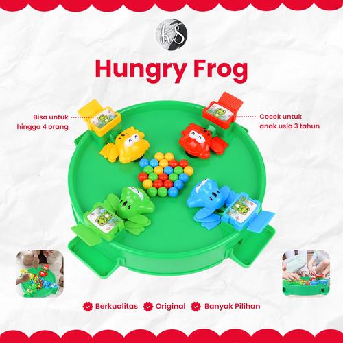 Jual Mainan Family Board Game Kids Hungry frog Ball unik seru terbaru ...