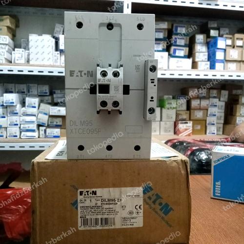 Jual EATON DILM95-22+AUXILIIRY XTCE095F+XTCEXFAG11 KONTAKTOR EATON 220V ...