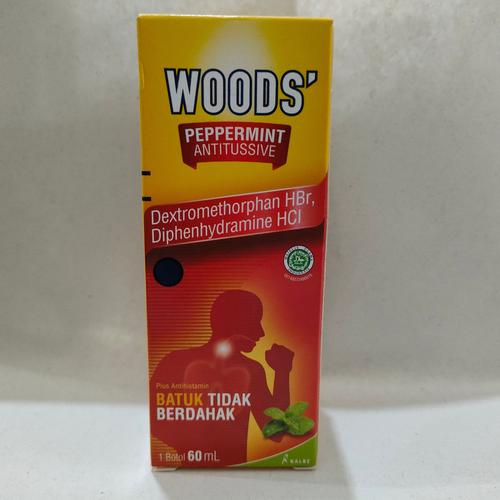 Jual woods peppermint antitussive obat batuk tidak berdahak 60 ml kecil ...