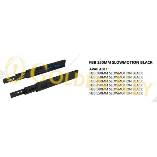 Jual Rel Laci Slow Motion Dekkson Dekson FBB 550 MM 55 CM Black Hitam ...