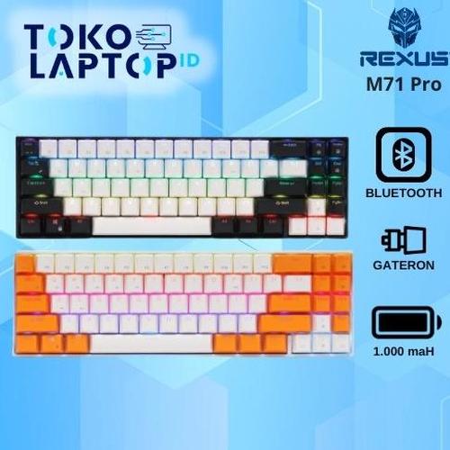 Jual Rexus Daxa M71 Pro Wireless Mechanical Gaming Keyboard ...