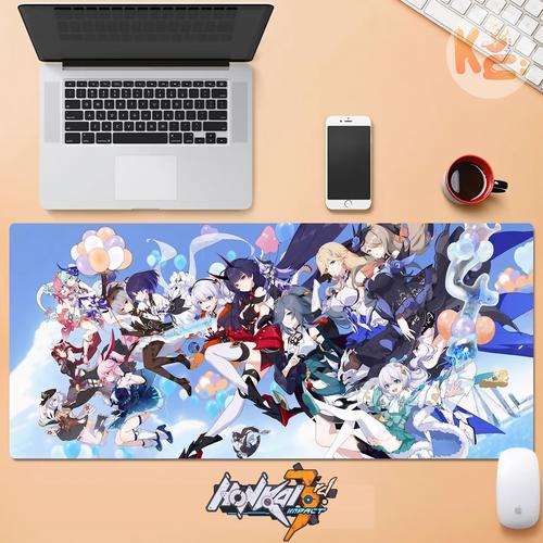 Jual Honkai Impact 3rd Gaming Mousepad 80x30cm Anti Slip Mouse Pad HI4 ...