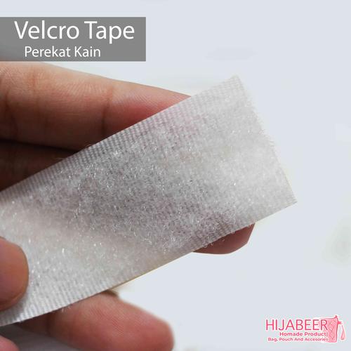 Jual Velcro Tape Perekat Kain 2,5cm HARGA PER ROLL - Hitam - Kab ...