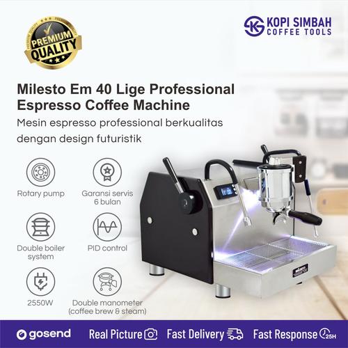 Jual Mesin Espresso MILESTO EM40 Lige Alat Seduh Pembuat Kopi Espreso ...