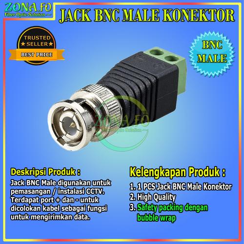 Jual Jack BNC Male Connector / Konektor BNC / BNC Male Connector - Kota Tangerang - Zona FO ...